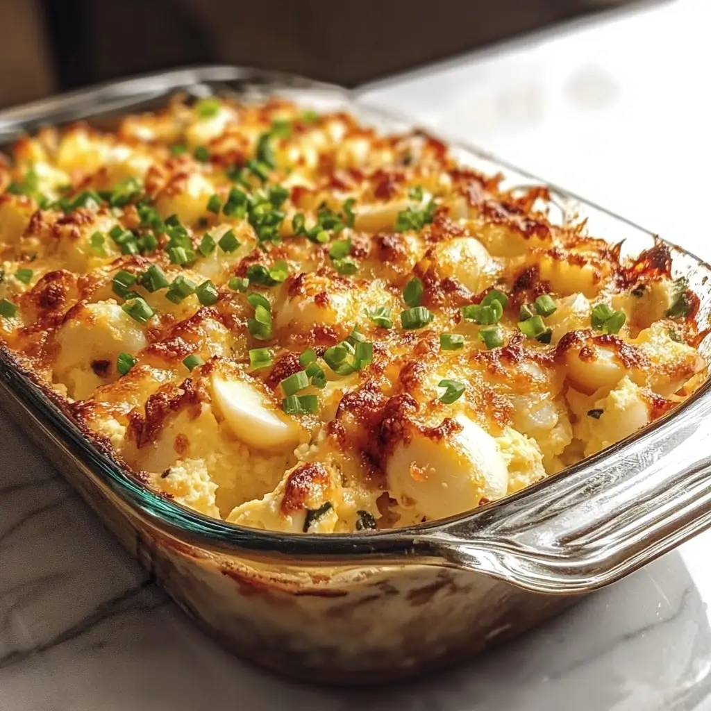 Deviled Egg Casserole - My Tried Recipes