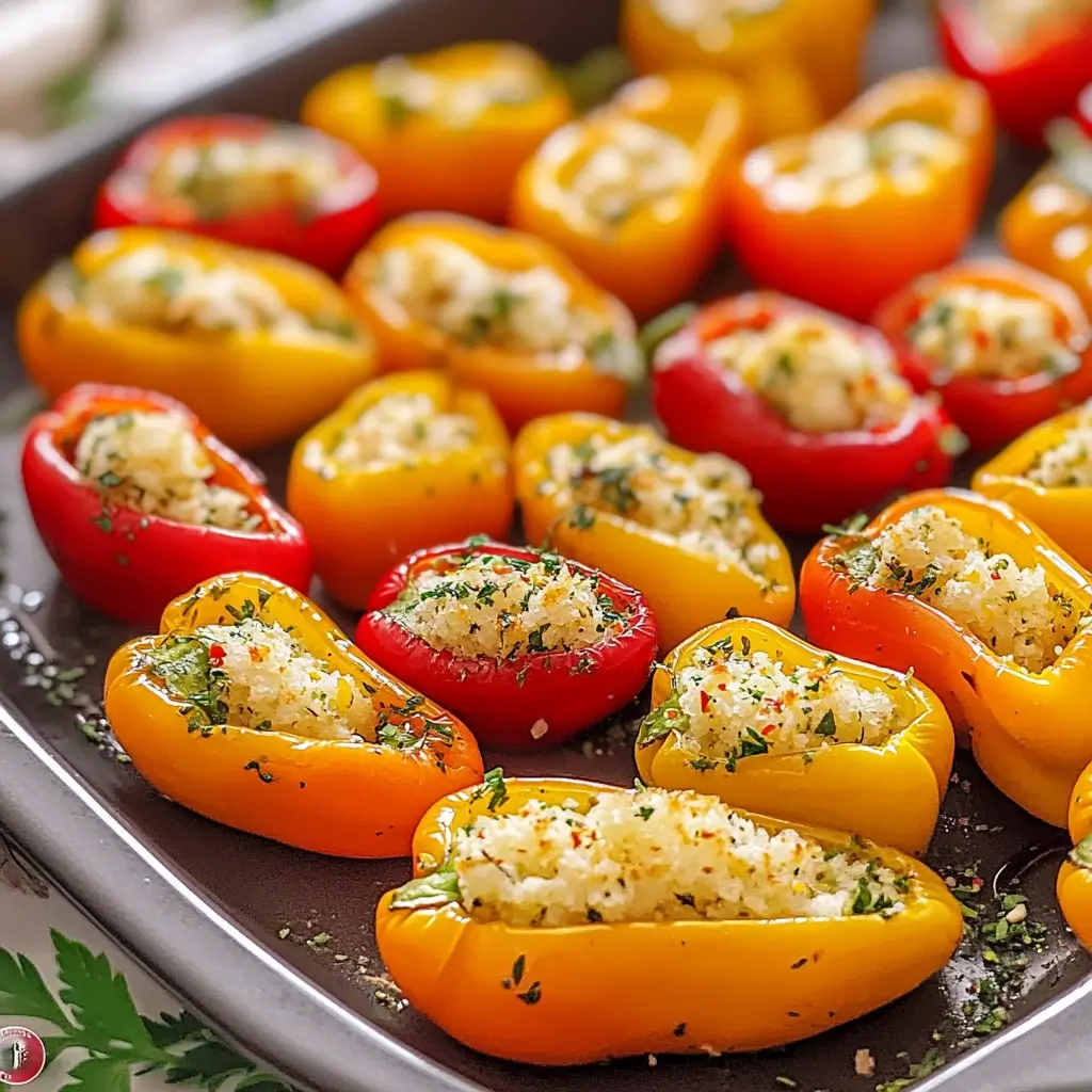 Stuffed Mini Bell Peppers - My Tried Recipes
